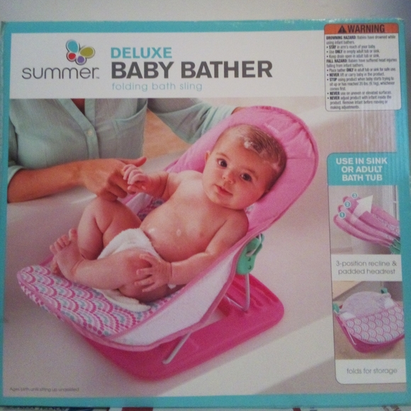 Summer | Other | Summer Deluxe Baby Bather Folding Bath Sling | Poshmark